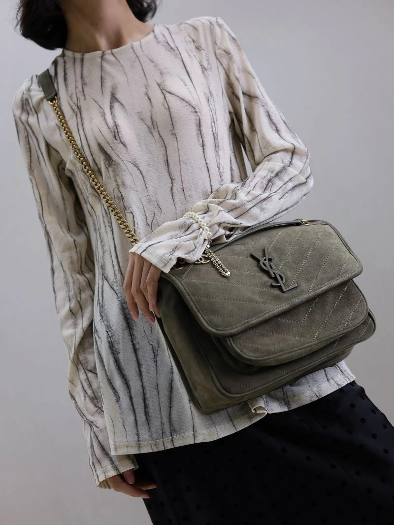Brand-authenticated YSL Satchel Bags