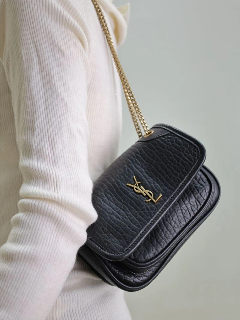 Brand-authenticated YSL Satchel Bags