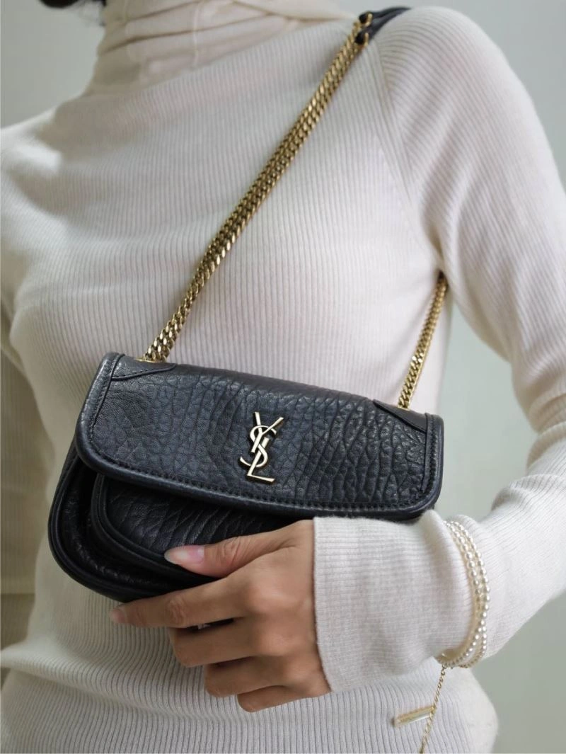 Brand-authenticated YSL Satchel Bags