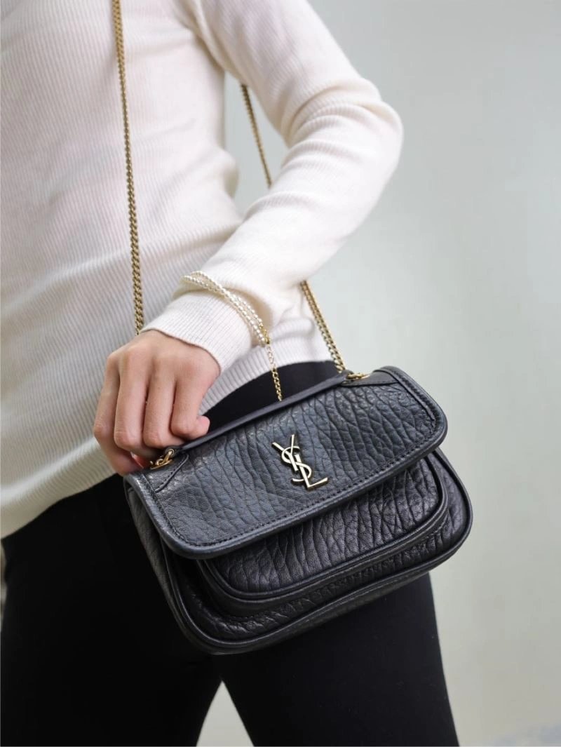 Brand-authenticated YSL Satchel Bags
