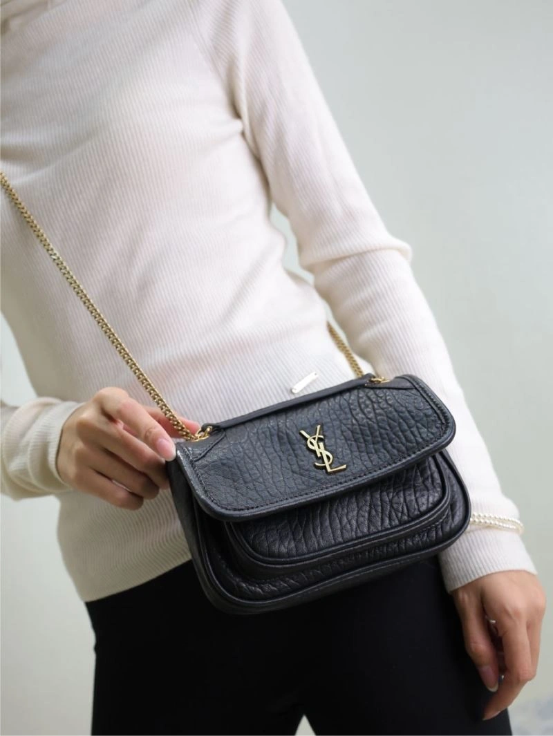 Brand-authenticated YSL Satchel Bags
