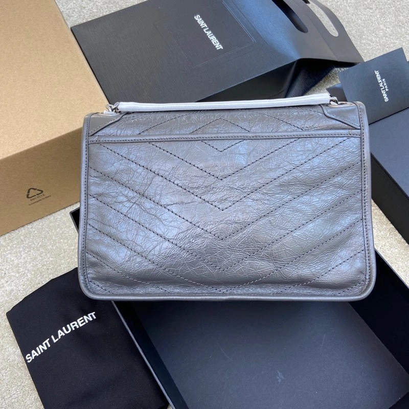Brand-authenticated YSL Satchel Bags