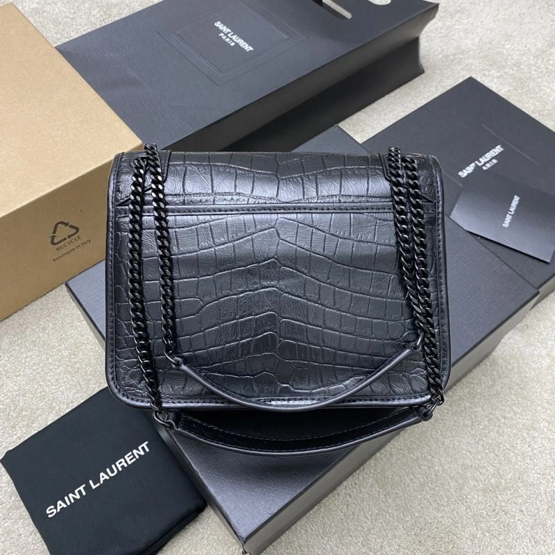 Brand-authenticated YSL Satchel Bags