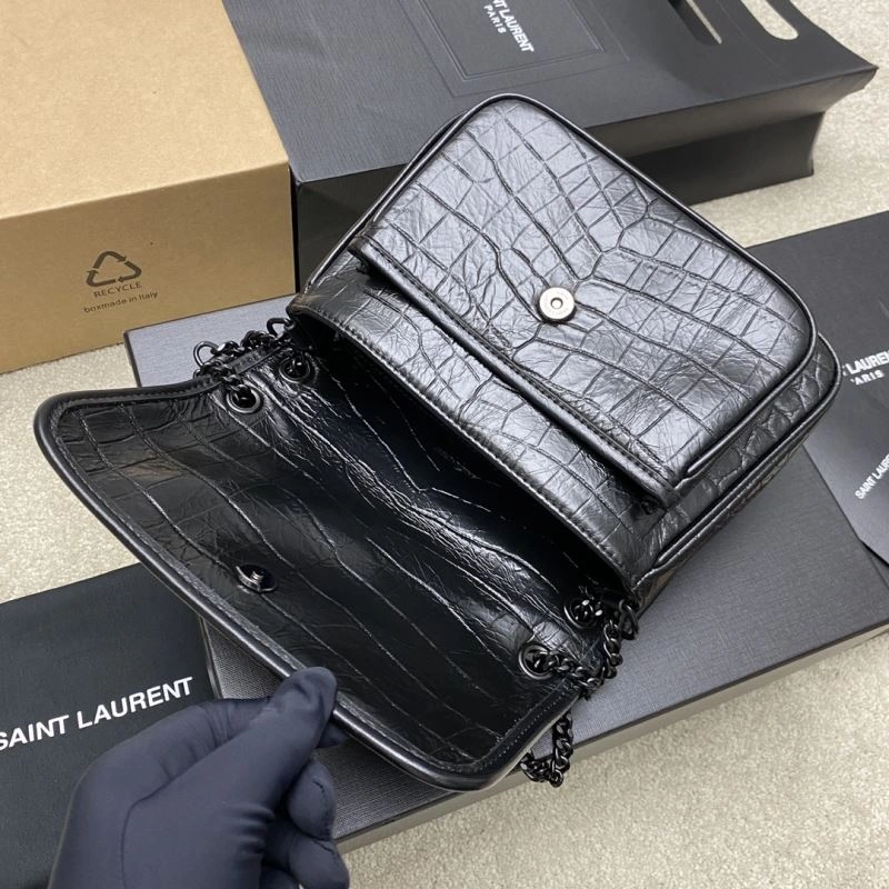 Brand-authenticated YSL Satchel Bags