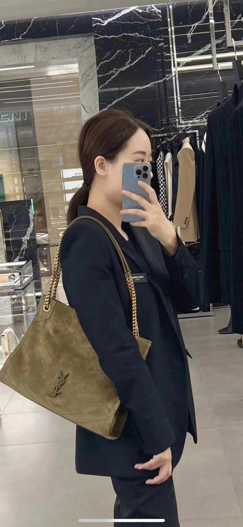 Budget-friendly YSL Shopping Bags