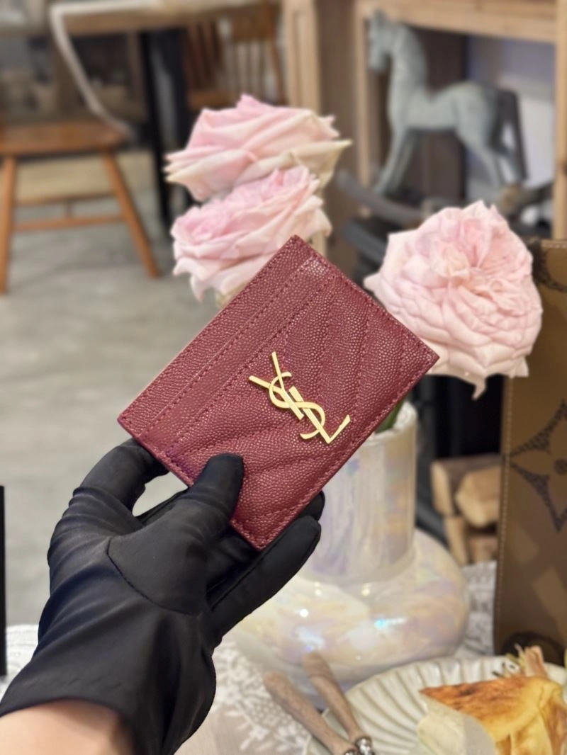 Brand-authenticated YSL Wallets Purse