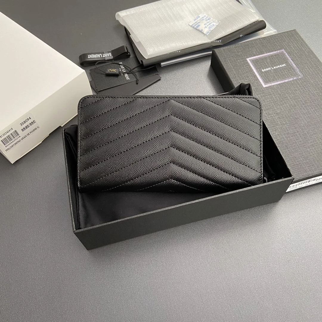 Brand-authenticated YSL Wallets Purse