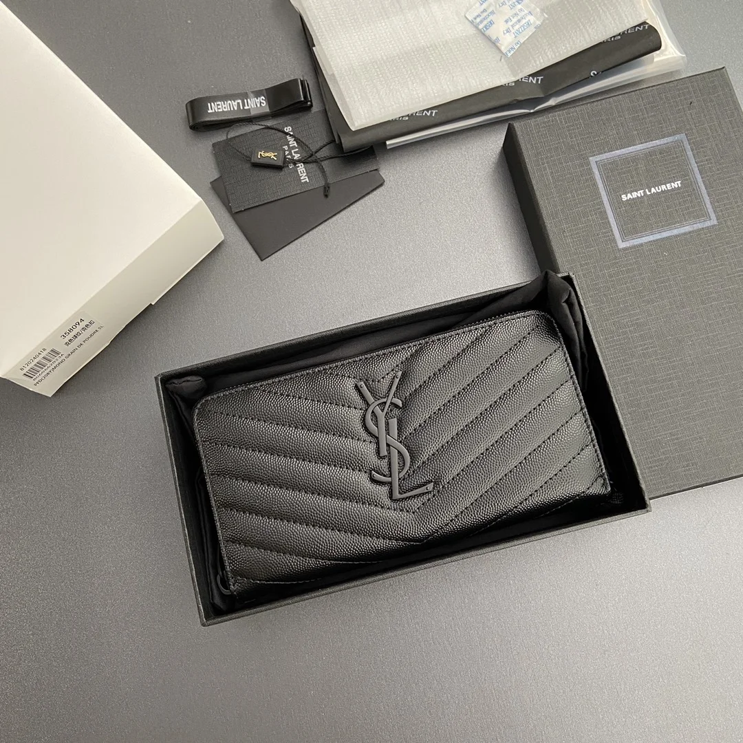 Brand-authenticated YSL Wallets Purse
