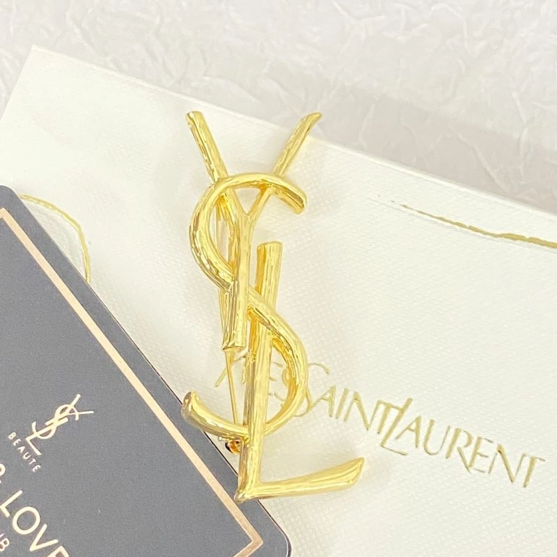 Brand-authenticated Ysl Brooches
