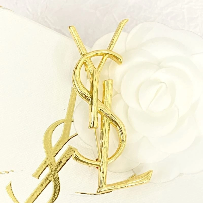 Brand-authenticated Ysl Brooches