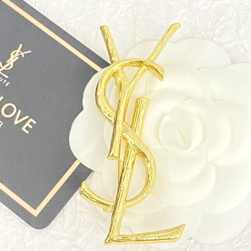 Brand-authenticated Ysl Brooches