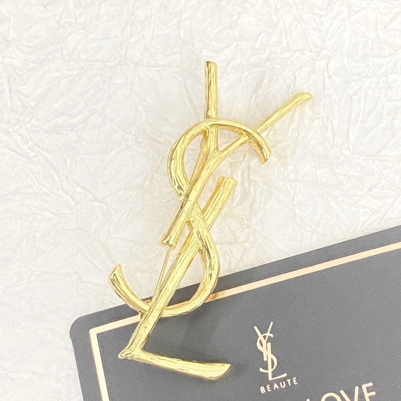 Brand-authenticated Ysl Brooches