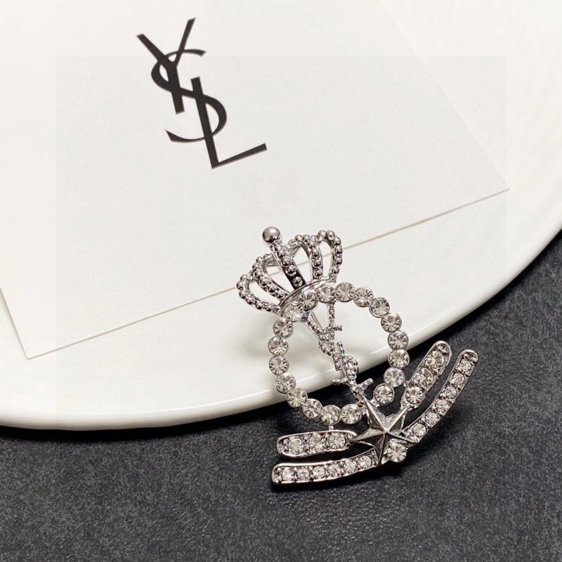 Brand-authenticated Ysl Brooches