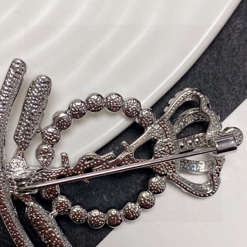 Brand-authenticated Ysl Brooches