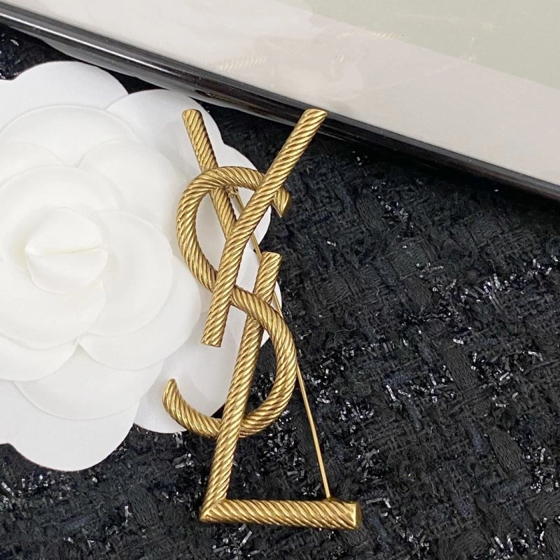 Brand-authenticated Ysl Brooches