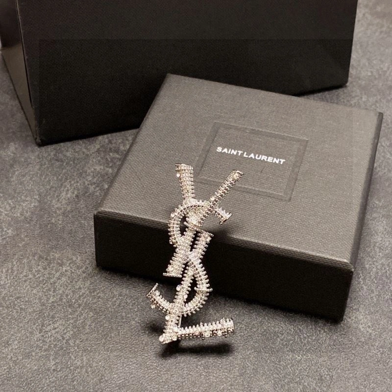 Brand-authenticated Ysl Brooches