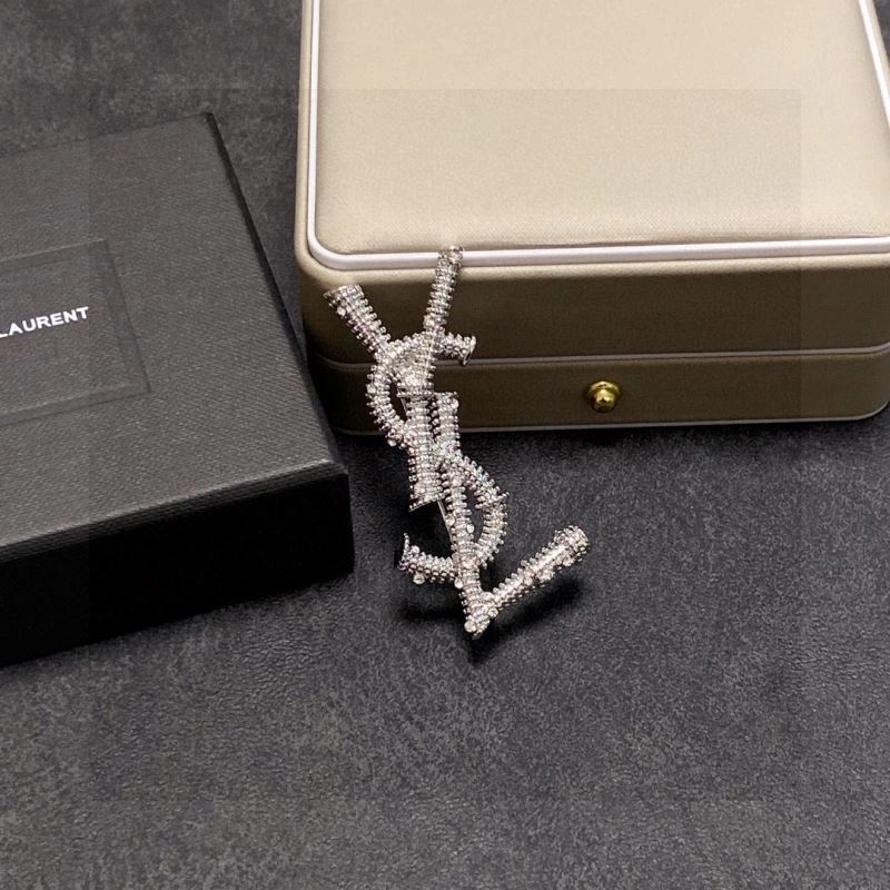 Brand-authenticated Ysl Brooches