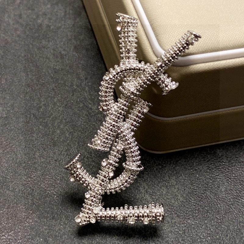 Brand-authenticated Ysl Brooches