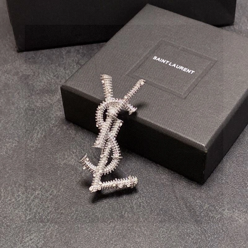 Brand-authenticated Ysl Brooches
