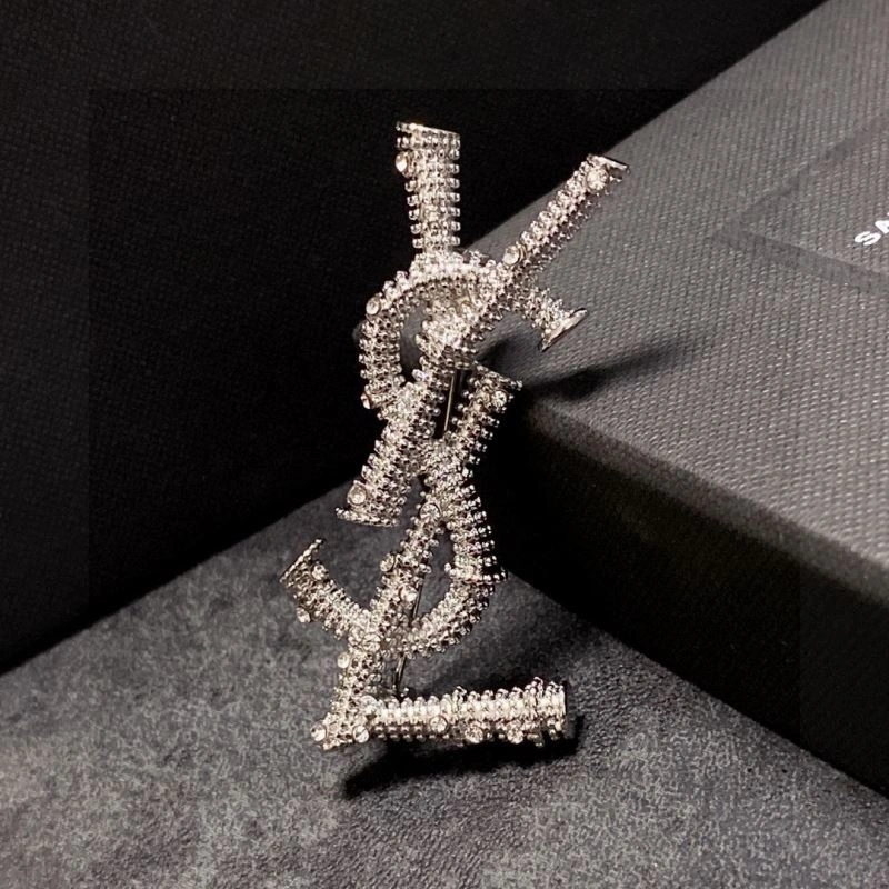Brand-authenticated Ysl Brooches