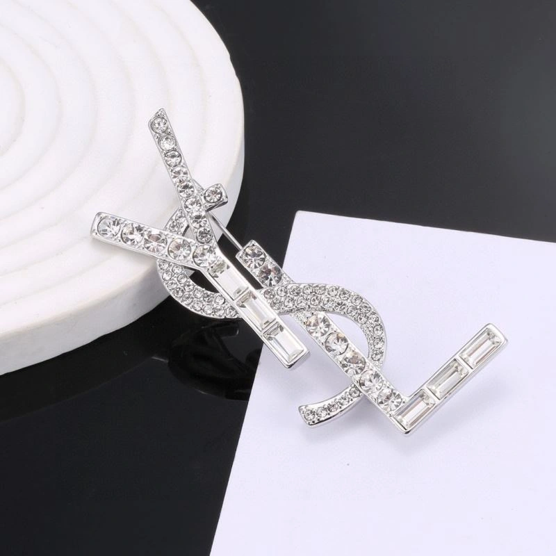 Brand-authenticated Ysl Brooches