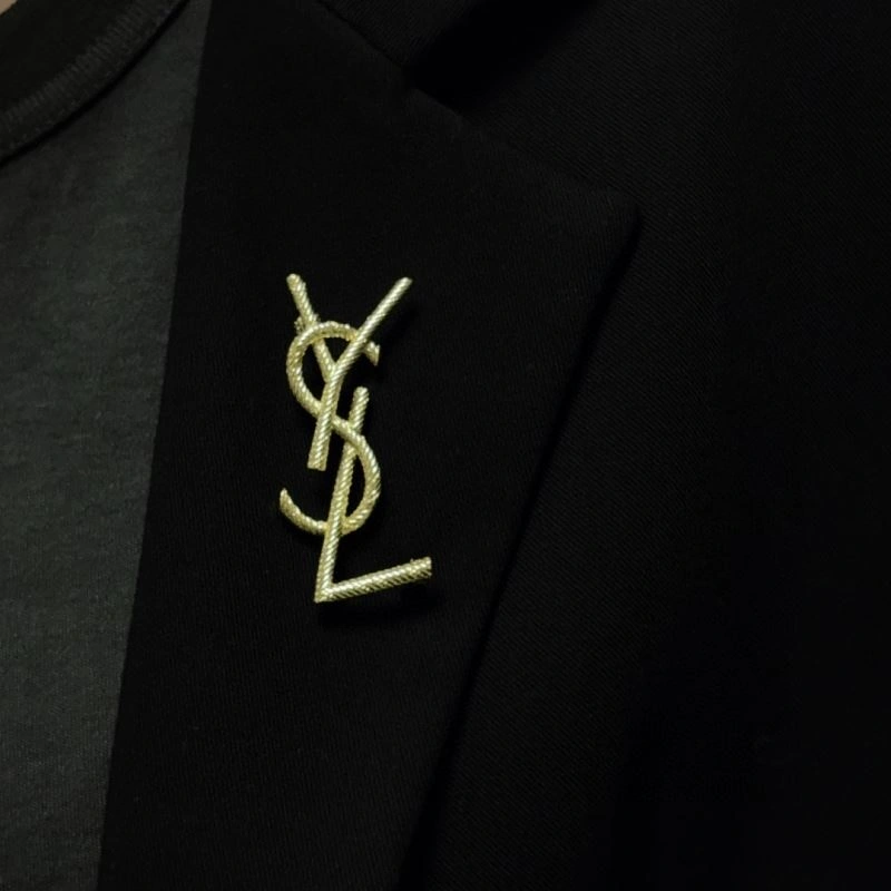 Brand-authenticated Ysl Brooches