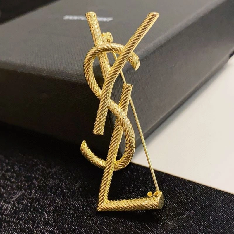 Brand-authenticated Ysl Brooches
