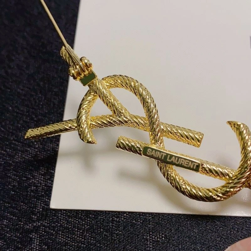 Brand-authenticated Ysl Brooches