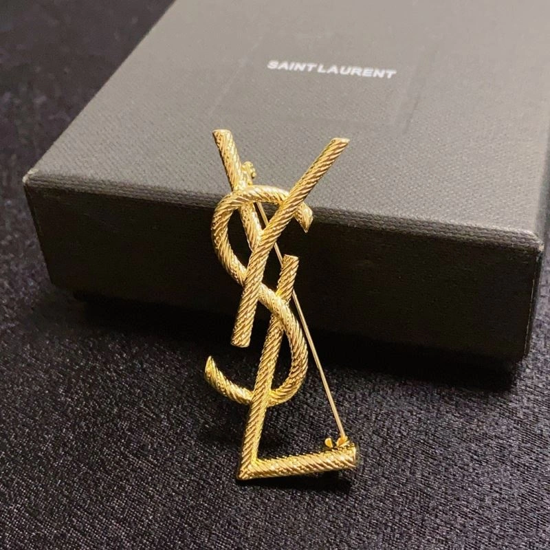 Brand-authenticated Ysl Brooches