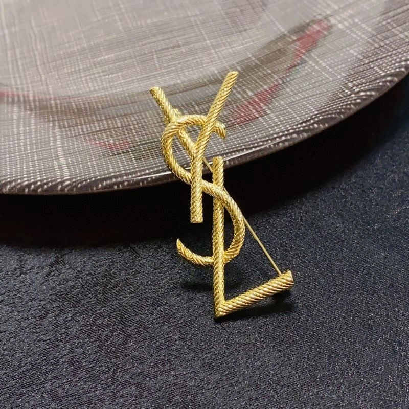 Brand-authenticated Ysl Brooches