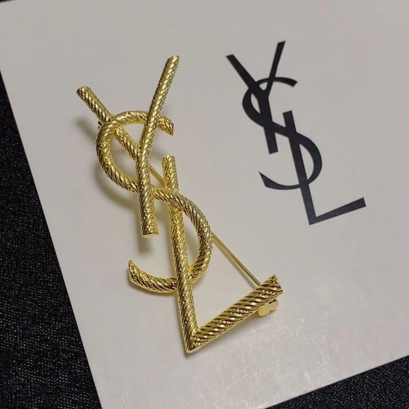 Brand-authenticated Ysl Brooches