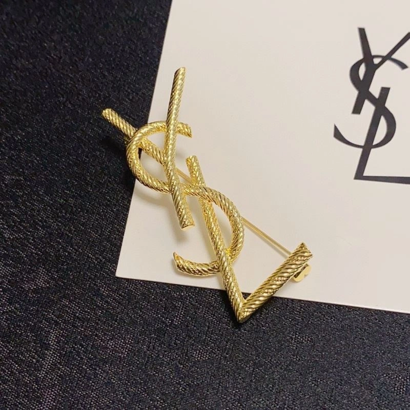 Brand-authenticated Ysl Brooches