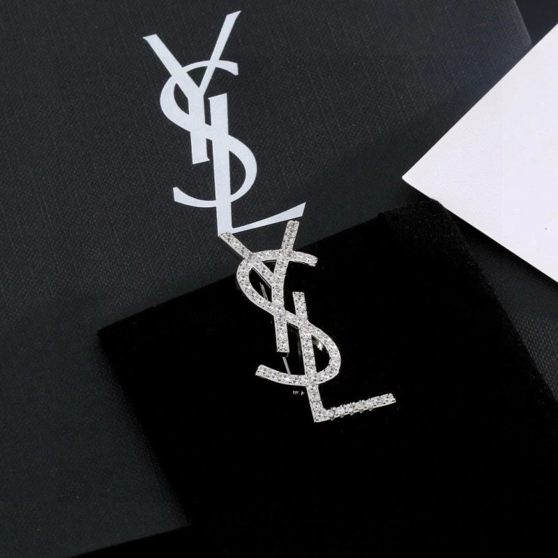 Brand-authenticated Ysl Brooches