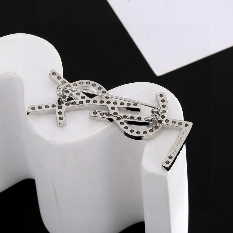 Brand-authenticated Ysl Brooches