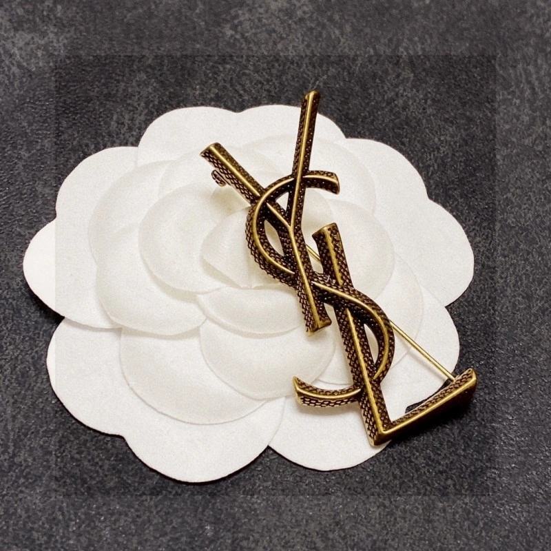 Brand-authenticated Ysl Brooches