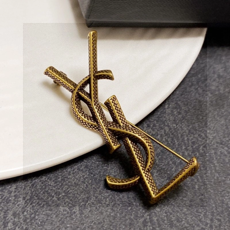 Brand-authenticated Ysl Brooches