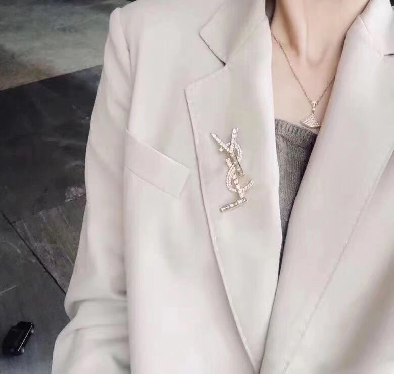 Brand-authenticated Ysl Brooches