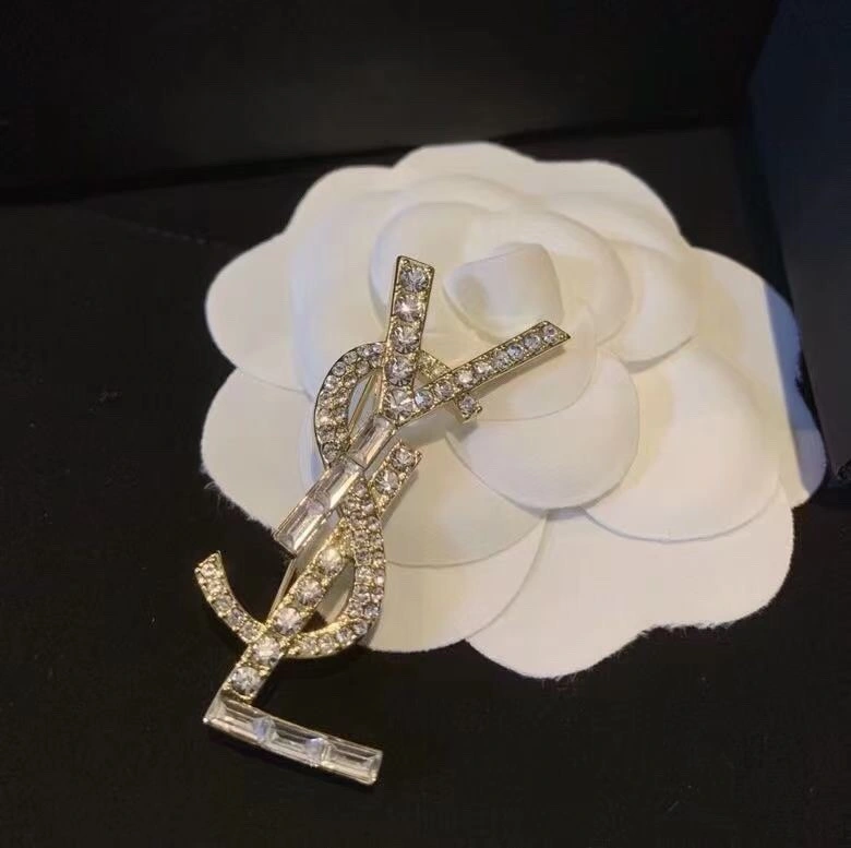 Brand-authenticated Ysl Brooches