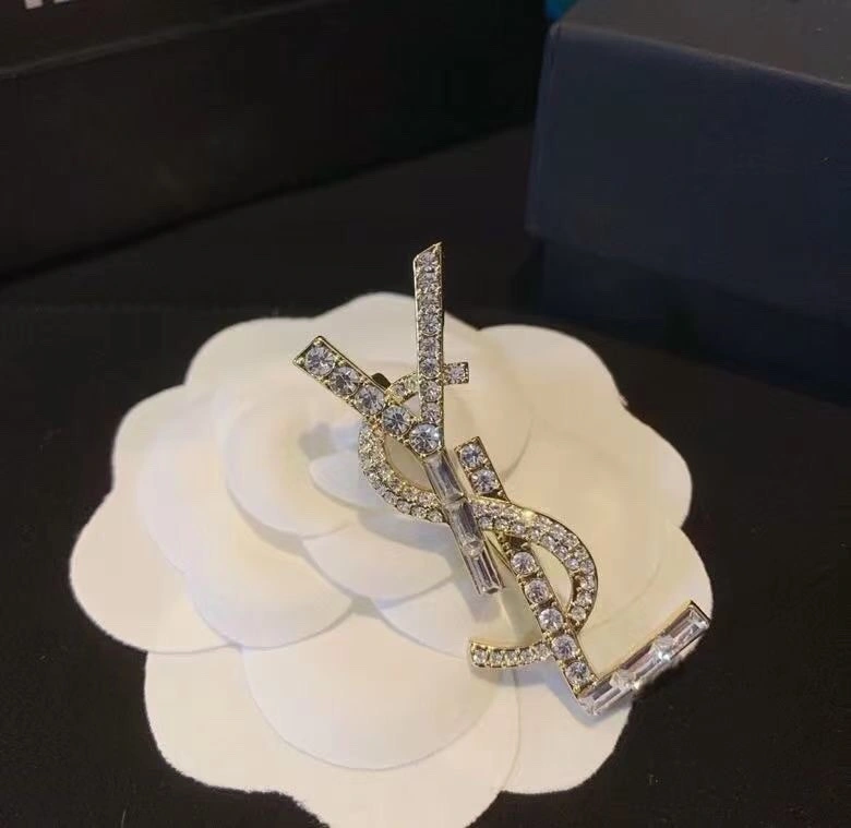 Brand-authenticated Ysl Brooches