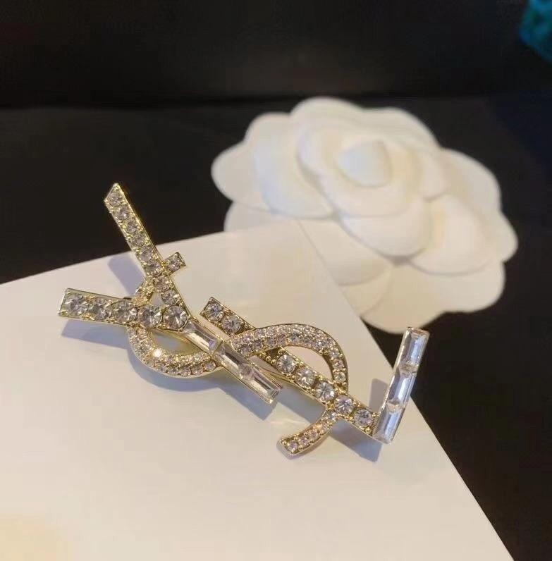 Brand-authenticated Ysl Brooches