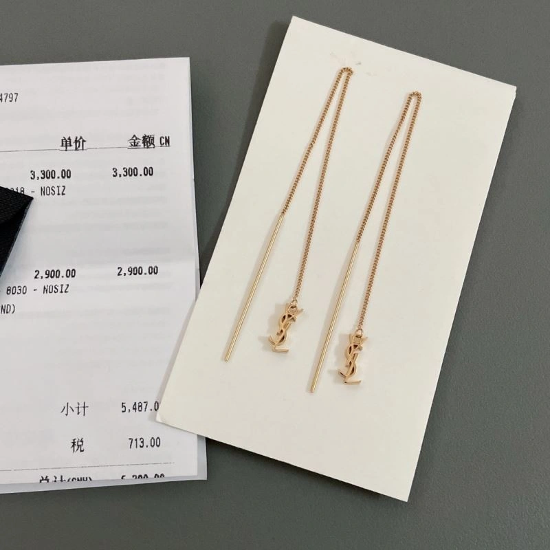 Authentic Ysl Earrings