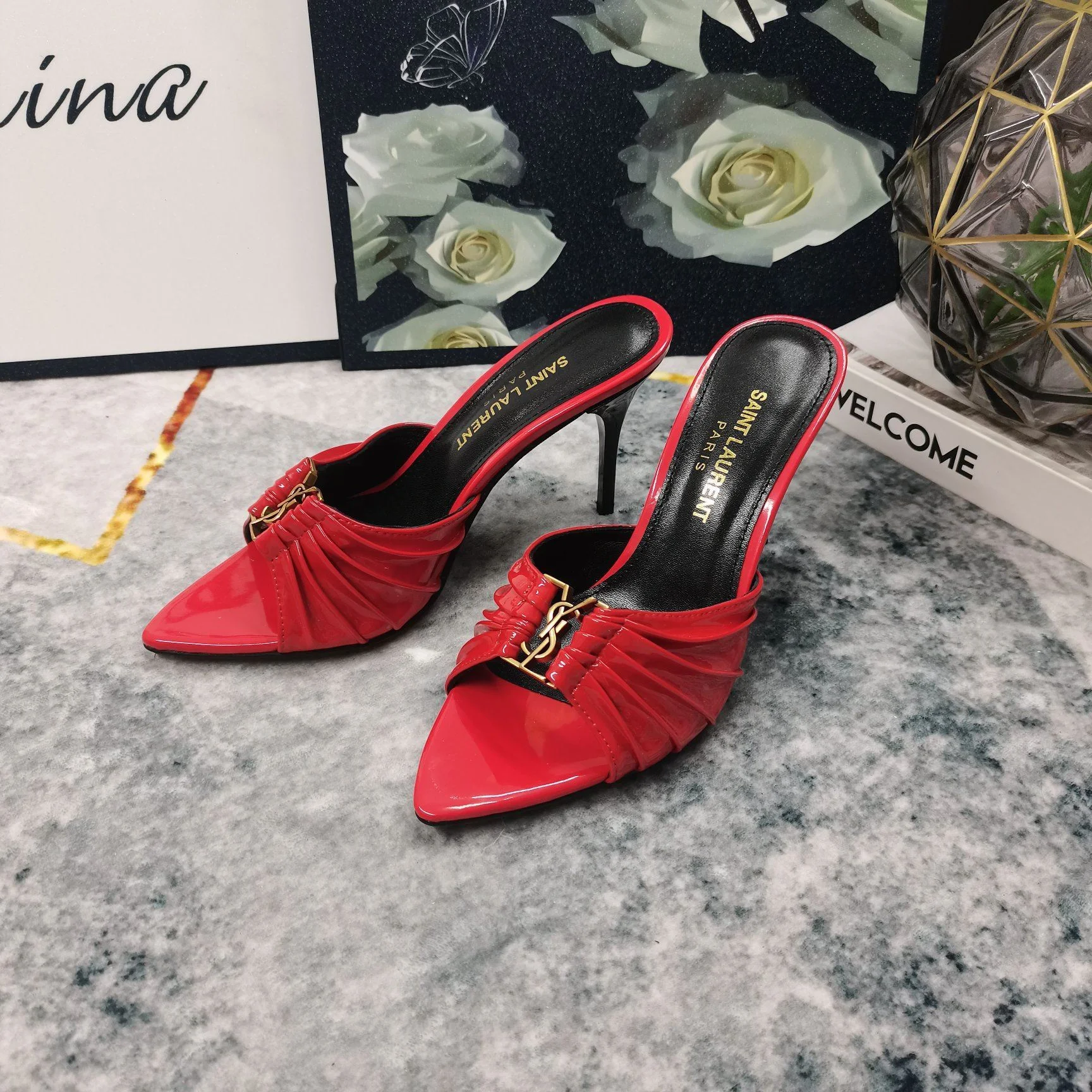 1:1 copy Ysl Sandals