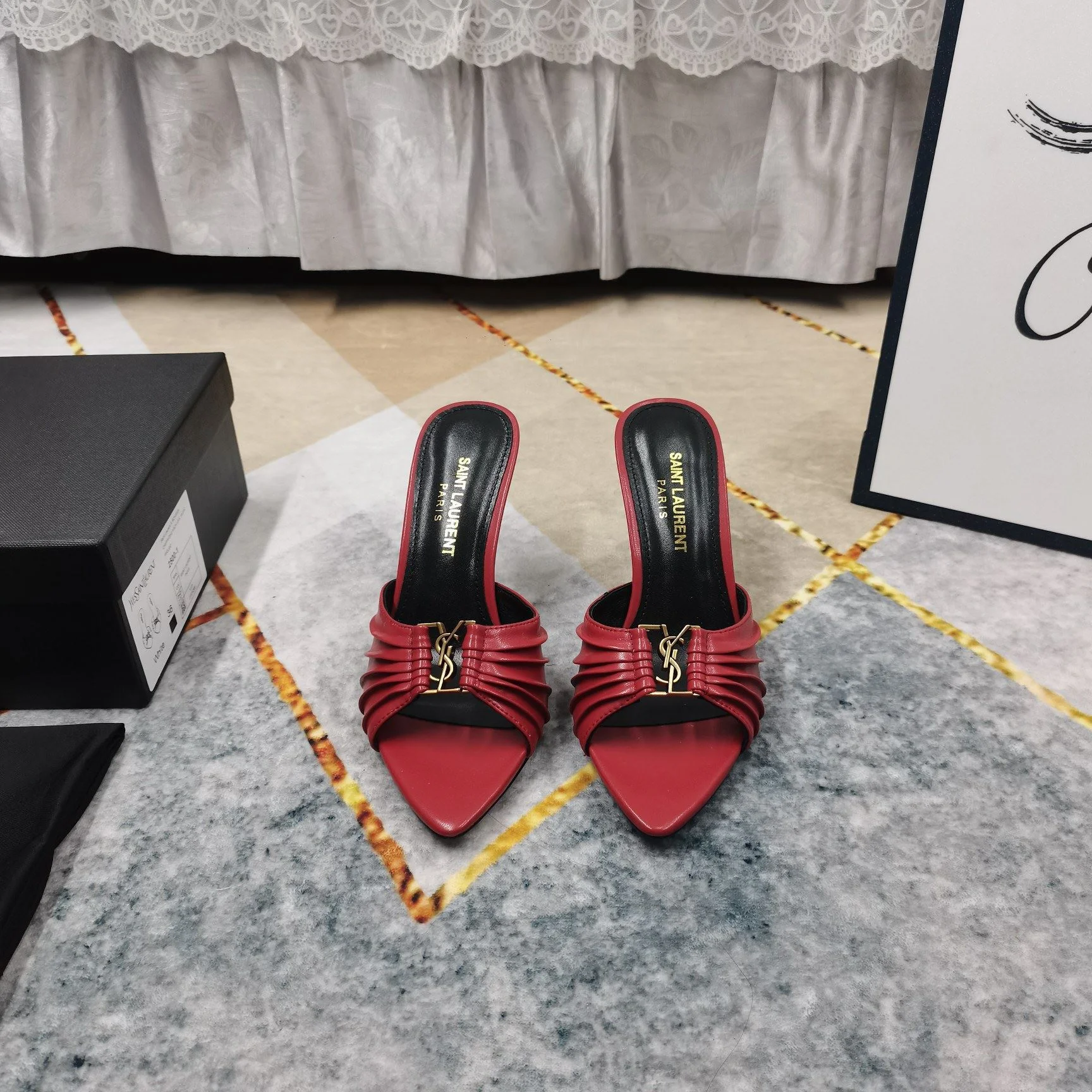 Authentic Ysl Sandals