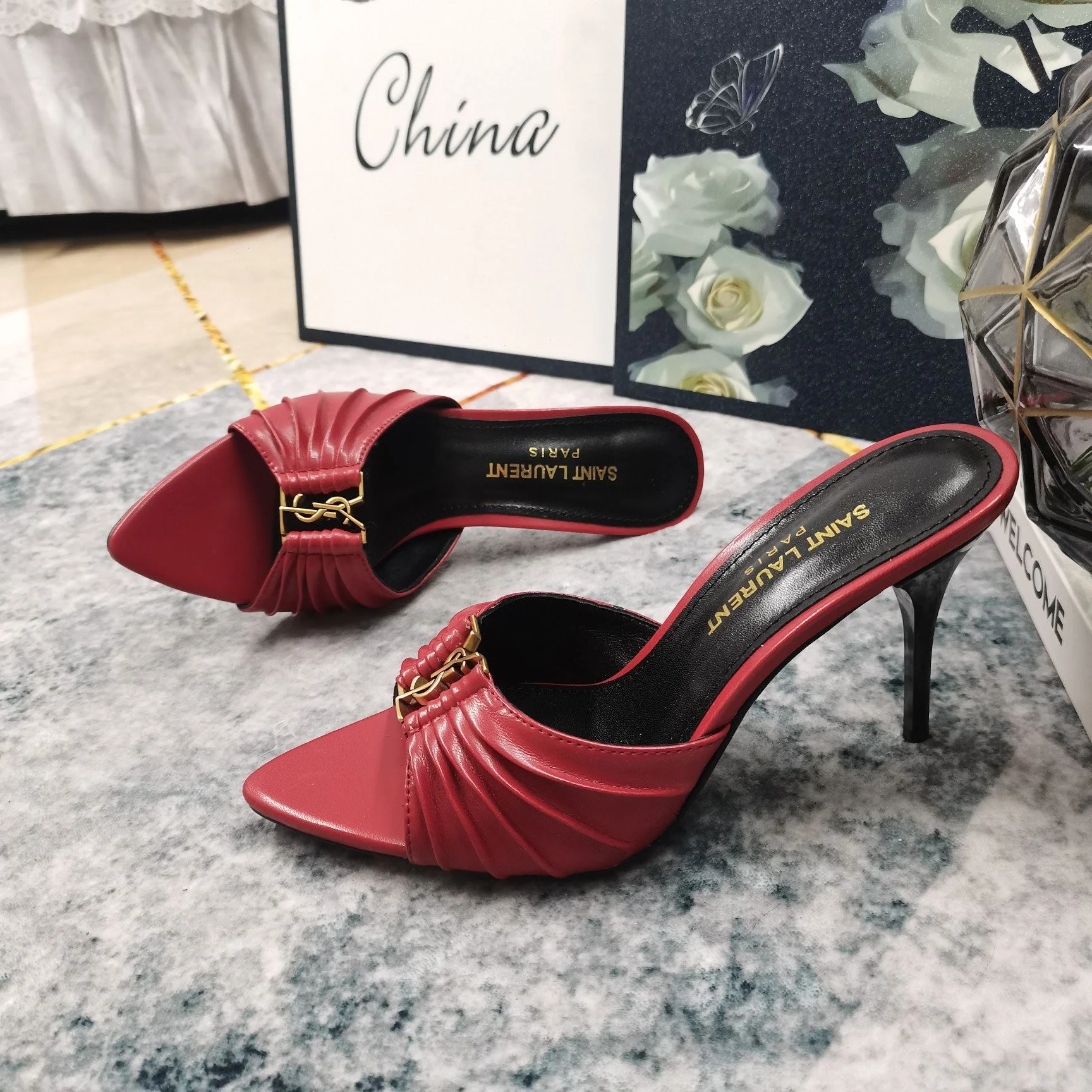 Authentic Ysl Sandals