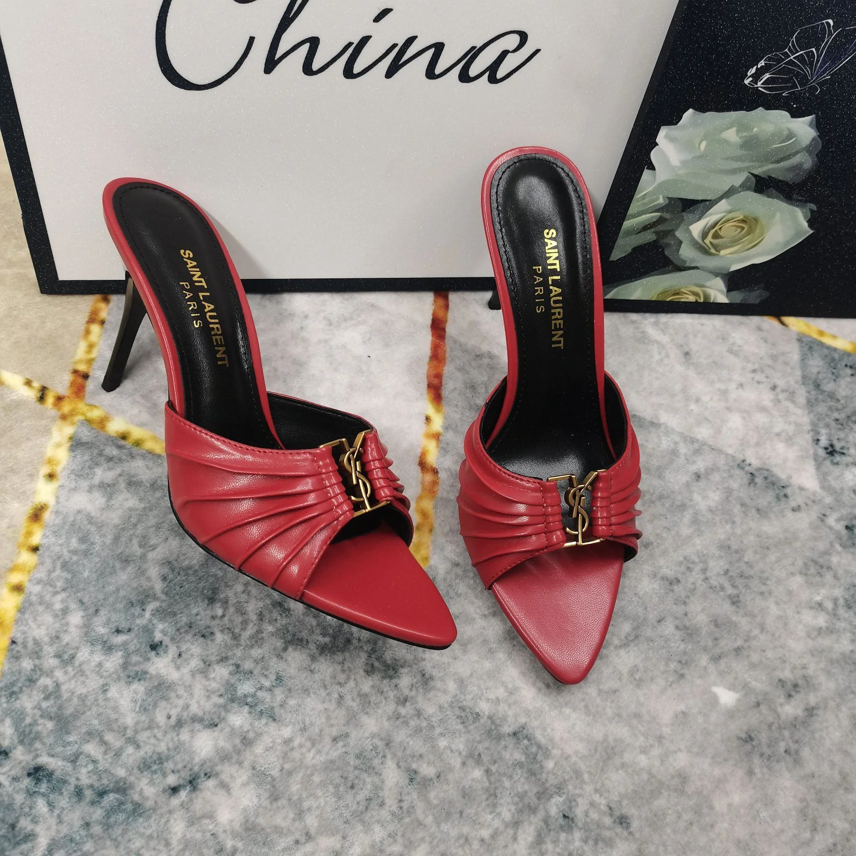 Authentic Ysl Sandals