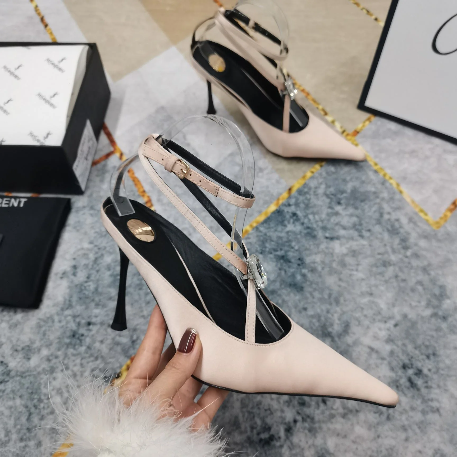 Mirror quality Ysl Sandals