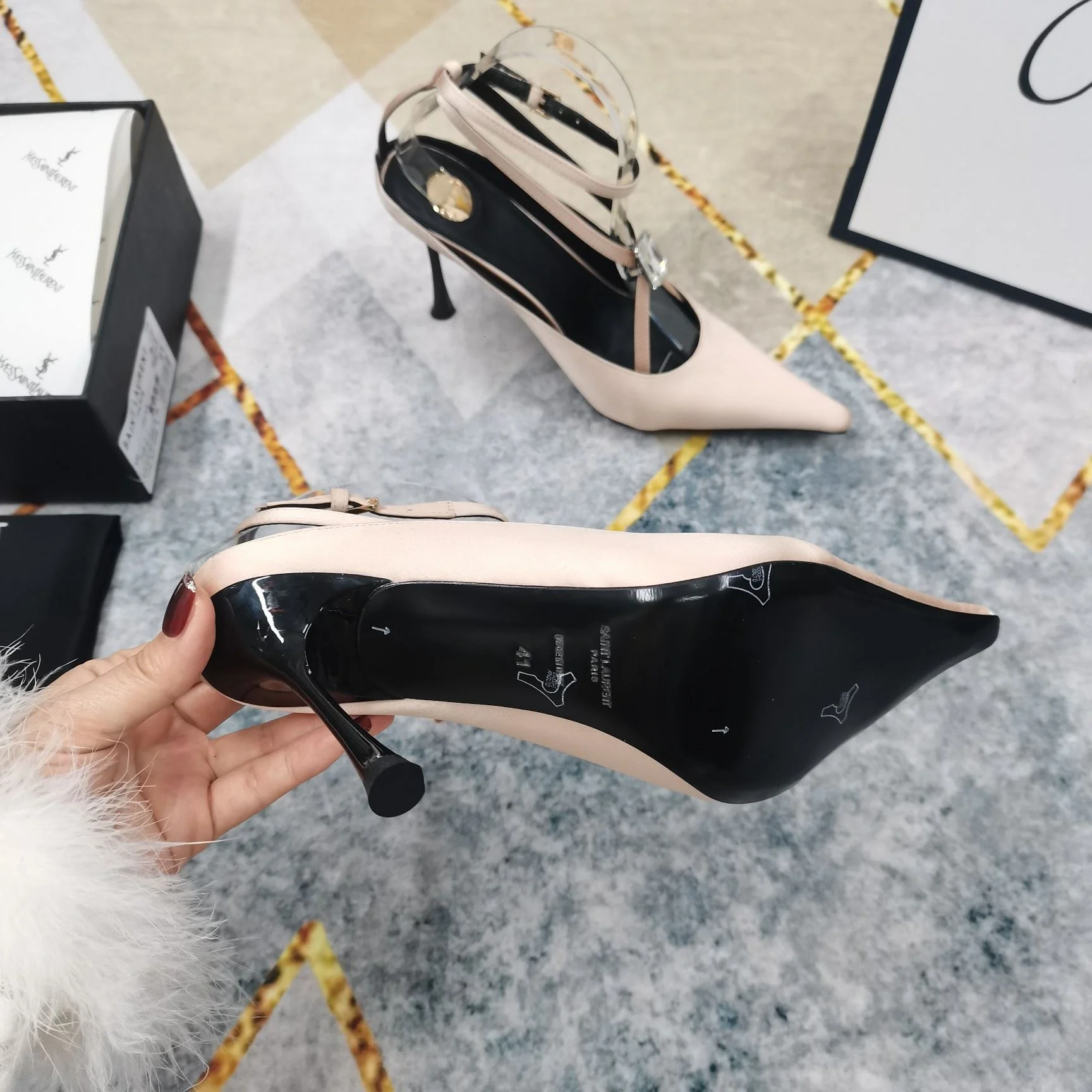 Mirror quality Ysl Sandals