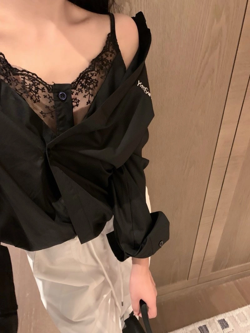 Exact replica Ysl Shirts