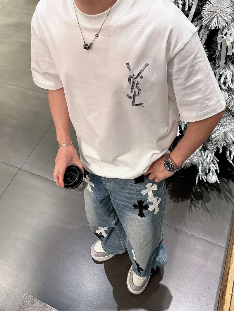 Precise copy Ysl T-Shirts