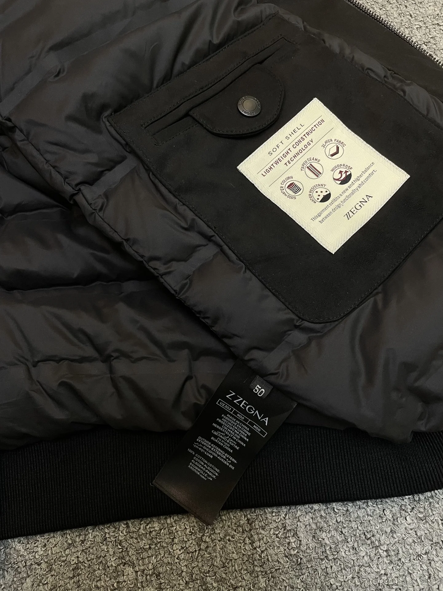 Official Zegna Down Jackets